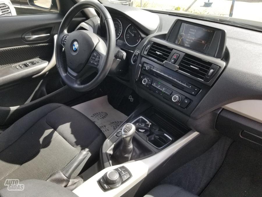 Melns BMW 116 2013 Kauņa, ar dzinēja tilpumu 1.60 L un nobraukumu 155 tūkst. km par 3750 €, foto 11 vietnē AUTOMOTO.COM.LV