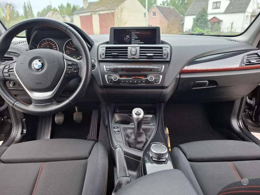 Black BMW 116 2013 in Pasvalys, with an engine capacity of 2.00 L and mileage of 270 thousand km for 5250 €, photo 6 on AUTOMOTO.COM.LV