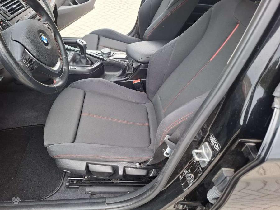 Black BMW 116 2013 in Pasvalys, with an engine capacity of 2.00 L and mileage of 270 thousand km for 5250 €, photo 7 on AUTOMOTO.COM.LV