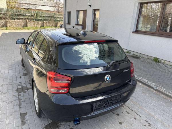 Black BMW 116 2013 in Utena, with an engine capacity of 1.60 L and mileage of 335 thousand km for 4400 €, photo 8 on AUTOMOTO.COM.LV