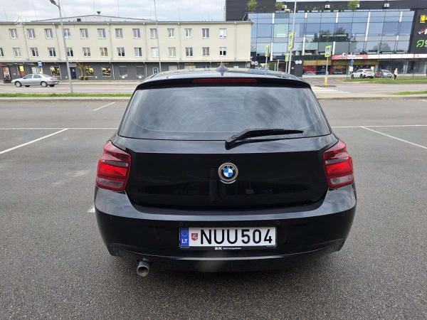 Black BMW 116 2013 in Kaunas, with an engine capacity of 1.60 L and mileage of 195 thousand km for 5200 €, photo 7 on AUTOMOTO.COM.LV
