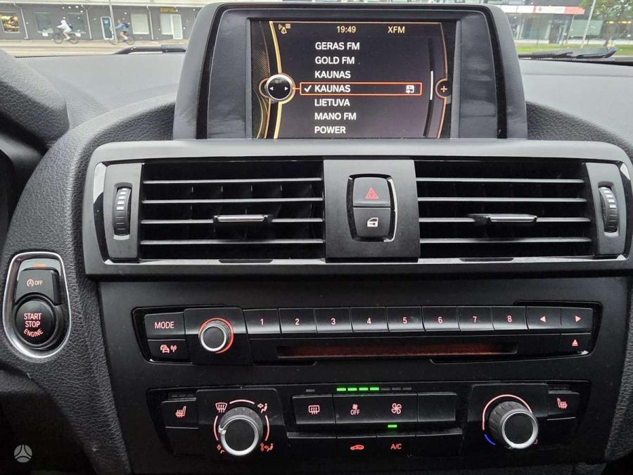 Melns BMW 116 2013 Kauņa, ar dzinēja tilpumu 1.60 L un nobraukumu 195 tūkst. km par 5200 €, foto 22 vietnē AUTOMOTO.COM.LV