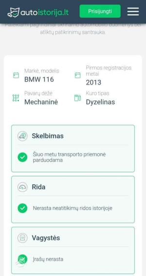 Melns BMW 116 2013 Kauņa, ar dzinēja tilpumu 1.60 L un nobraukumu 195 tūkst. km par 5200 €, foto 29 vietnē AUTOMOTO.COM.LV