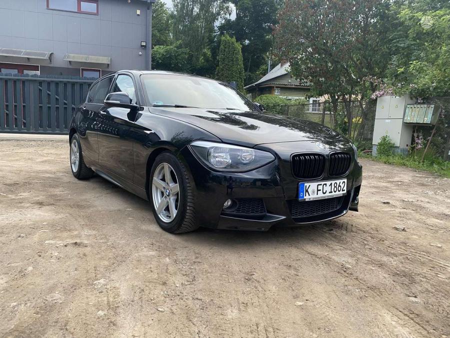 Black BMW 116 2013 in Kaunas, with an engine capacity of 1.60 L and mileage of 200 thousand km for 4800 €, photo 4 on AUTOMOTO.COM.LV