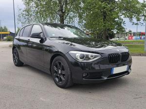 Melns BMW 116 2013 Tauragė, ar dzinēja tilpumu 2.00 L un nobraukumu 270 tūkst. km par 4700 €, foto  vietnē AUTOMOTO.COM.LV