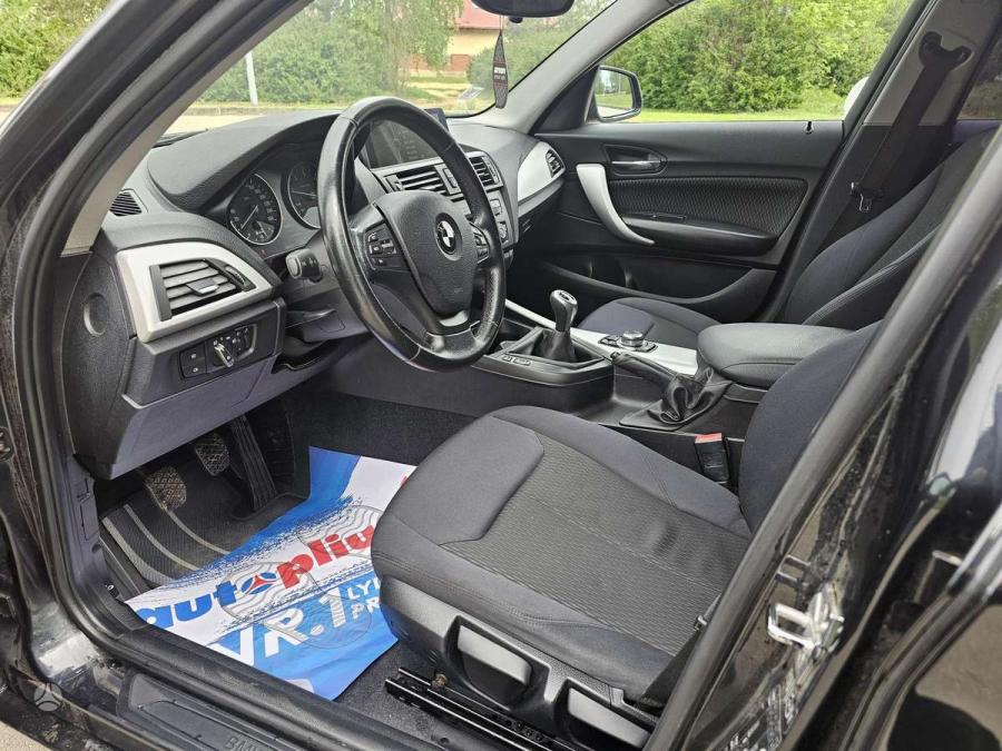 Melns BMW 116 2013 Tauragė, ar dzinēja tilpumu 2.00 L un nobraukumu 270 tūkst. km par 4700 €, foto 10 vietnē AUTOMOTO.COM.LV