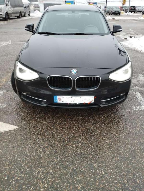 Melns BMW 116 2014 Viļņa, ar dzinēja tilpumu 2.00 L un nobraukumu 325 tūkst. km par 5900 €, foto 1 vietnē AUTOMOTO.COM.LV