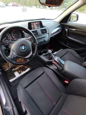 Black BMW 116 2014 in Vilnius, with an engine capacity of 2.00 L and mileage of 325 thousand km for 5900 €, photo 8 on AUTOMOTO.COM.LV