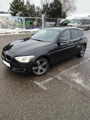 Black BMW 116 2014 in Vilnius, with an engine capacity of 2.00 L and mileage of 325 thousand km for 5900 €, photo 10 on AUTOMOTO.COM.LV