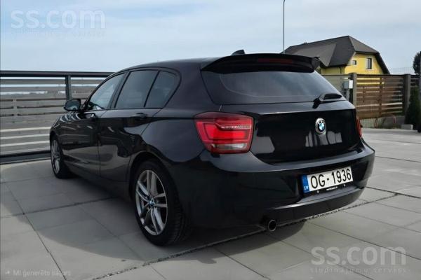 Melns BMW 116 2014 Rīga, ar dzinēja tilpumu 2.00 L un nobraukumu 234 tūkst. km par 6800 €, foto 3 vietnē AUTOMOTO.COM.LV
