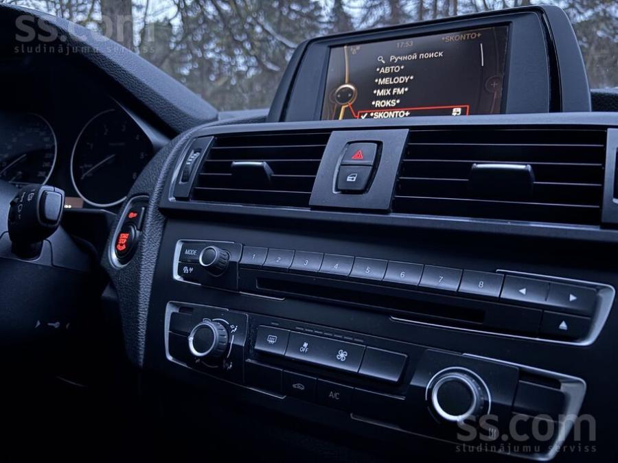 Черный БМВ 116 2014 в Рига, объемом двигателя 1.60 л и пробегом 337 тыс. км за 4990 €, фото 23 на AUTOMOTO.COM.LV