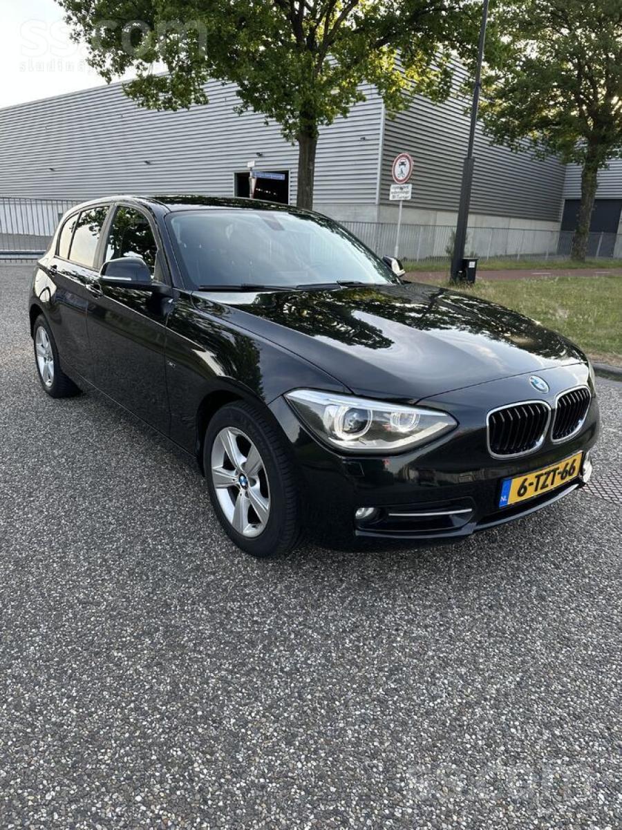 Black BMW 116 2014 in Jelgava, with an engine capacity of 1.60 L and mileage of 268 thousand km for 6700 €, photo 3 on AUTOMOTO.COM.LV