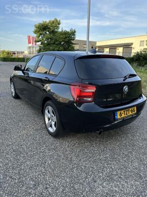 Black BMW 116 2014 in Jelgava, with an engine capacity of 1.60 L and mileage of 268 thousand km for 6700 €, photo 4 on AUTOMOTO.COM.LV