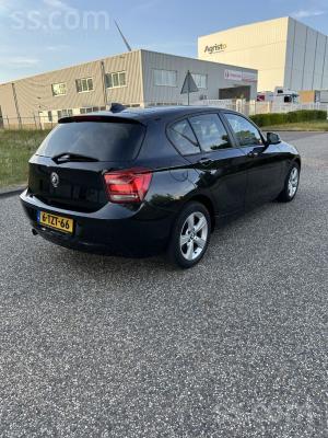 Black BMW 116 2014 in Jelgava, with an engine capacity of 1.60 L and mileage of 268 thousand km for 6700 €, photo 5 on AUTOMOTO.COM.LV