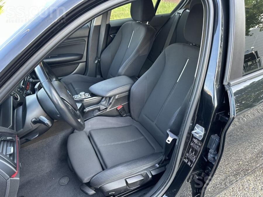 Black BMW 116 2014 in Jelgava, with an engine capacity of 1.60 L and mileage of 268 thousand km for 6700 €, photo 6 on AUTOMOTO.COM.LV