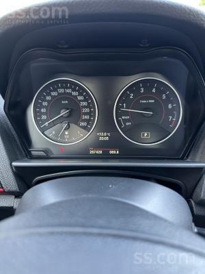 Black BMW 116 2014 in Jelgava, with an engine capacity of 1.60 L and mileage of 268 thousand km for 6700 €, photo 9 on AUTOMOTO.COM.LV