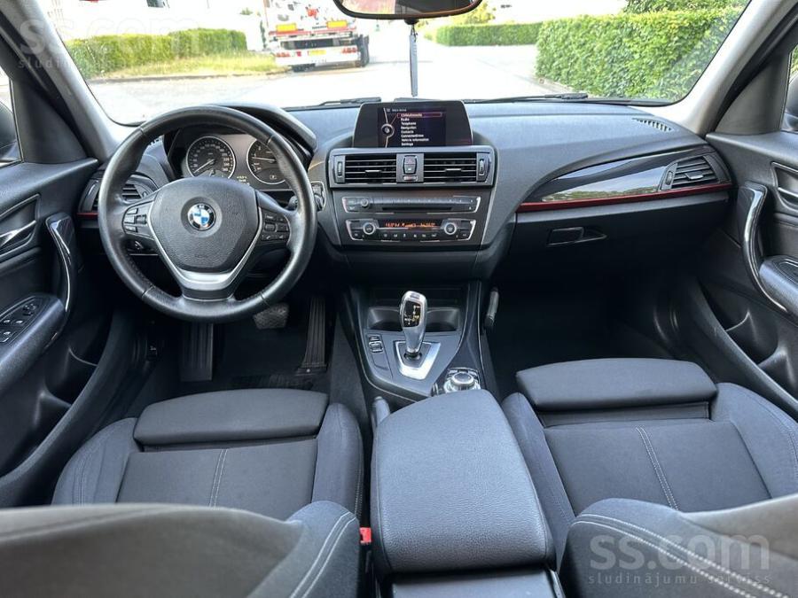 Black BMW 116 2014 in Jelgava, with an engine capacity of 1.60 L and mileage of 268 thousand km for 6700 €, photo 12 on AUTOMOTO.COM.LV