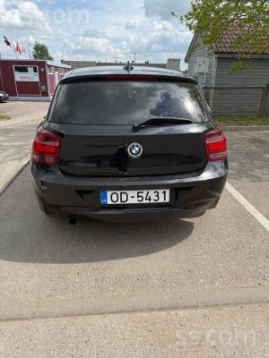 Black BMW 116 2014 in Jelgava, with an engine capacity of 1.60 L and mileage of 268 thousand km for 6700 €, photo 13 on AUTOMOTO.COM.LV