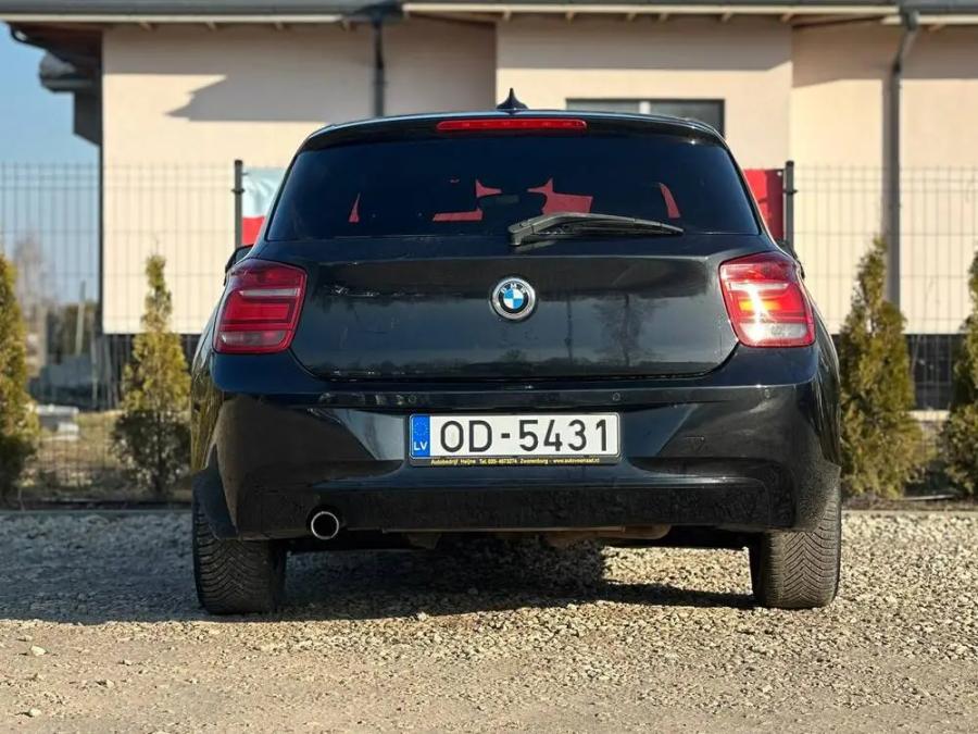 Melns BMW 116 2014 Jelgava, ar dzinēja tilpumu 1.60 L un nobraukumu 269 tūkst. km par 7650 €, foto 6 vietnē AUTOMOTO.COM.LV
