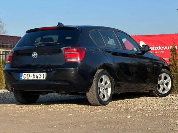 Melns BMW 116 2014 Jelgava, ar dzinēja tilpumu 1.60 L un nobraukumu 269 tūkst. km par 7650 €, foto 6 vietnē AUTOMOTO.COM.LV