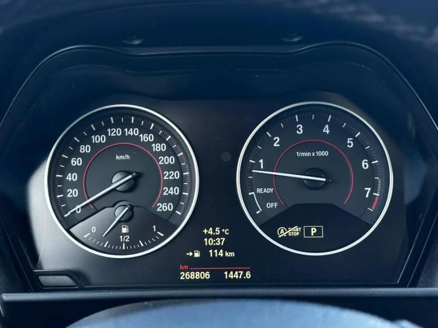 Melns BMW 116 2014 Jelgava, ar dzinēja tilpumu 1.60 L un nobraukumu 269 tūkst. km par 7650 €, foto 18 vietnē AUTOMOTO.COM.LV