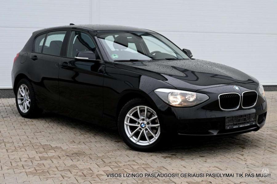 Black BMW 116 2014 in Kretinga, with an engine capacity of 1.60 L and mileage of 162 thousand km for 6699 €, photo 1 on AUTOMOTO.COM.LV