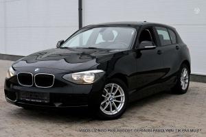 Black BMW 116 2014 in Kretinga, with an engine capacity of 1.60 L and mileage of 162 thousand km for 6699 €, photo 4 on AUTOMOTO.COM.LV