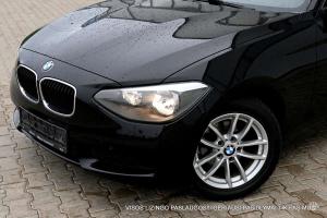 Black BMW 116 2014 in Kretinga, with an engine capacity of 1.60 L and mileage of 162 thousand km for 6699 €, photo 5 on AUTOMOTO.COM.LV