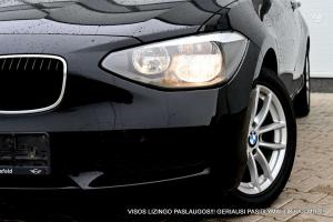 Black BMW 116 2014 in Kretinga, with an engine capacity of 1.60 L and mileage of 162 thousand km for 6699 €, photo 6 on AUTOMOTO.COM.LV