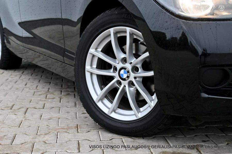 Black BMW 116 2014 in Kretinga, with an engine capacity of 1.60 L and mileage of 162 thousand km for 6699 €, photo 7 on AUTOMOTO.COM.LV