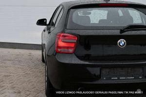 Black BMW 116 2014 in Kretinga, with an engine capacity of 1.60 L and mileage of 162 thousand km for 6699 €, photo 12 on AUTOMOTO.COM.LV