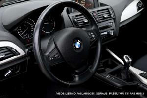 Black BMW 116 2014 in Kretinga, with an engine capacity of 1.60 L and mileage of 162 thousand km for 6699 €, photo 20 on AUTOMOTO.COM.LV