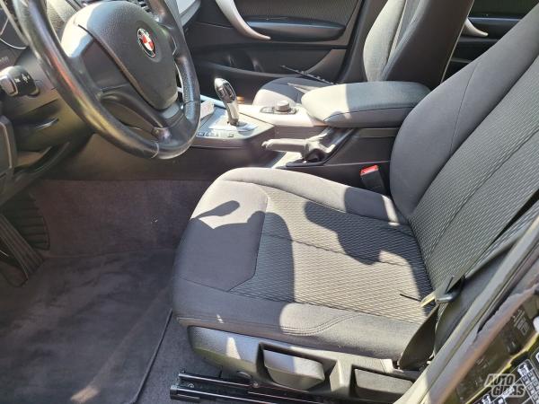Black BMW 116 2014 in Utena, with an engine capacity of 2.00 L and mileage of 323 thousand km for 6550 €, photo 8 on AUTOMOTO.COM.LV