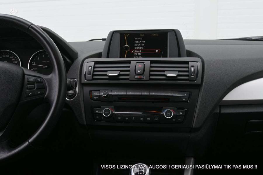 Black BMW 116 2014 in Kretinga, with an engine capacity of 1.60 L and mileage of 162 thousand km for 5950 €, photo 29 on AUTOMOTO.COM.LV