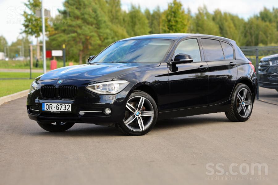 Melns BMW 116 2014 Jelgava, ar dzinēja tilpumu 2.00 L un nobraukumu 0 tūkst. km par 8850 €, foto 1 vietnē AUTOMOTO.COM.LV