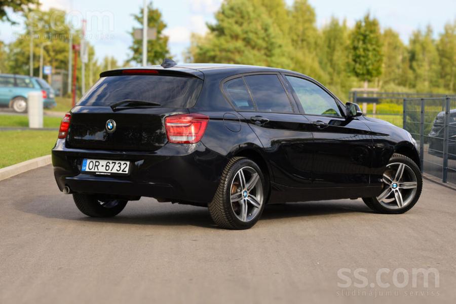 Melns BMW 116 2014 Jelgava, ar dzinēja tilpumu 2.00 L un nobraukumu 0 tūkst. km par 8850 €, foto 5 vietnē AUTOMOTO.COM.LV