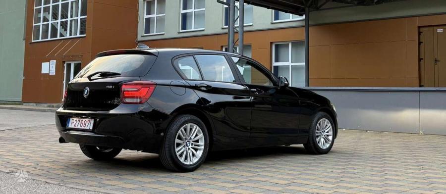 Black BMW 116 2014 in Druskininkai, with an engine capacity of 1.60 L and mileage of 140 thousand km for 6500 €, photo 17 on AUTOMOTO.COM.LV