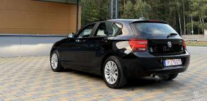 Black BMW 116 2014 in Druskininkai, with an engine capacity of 1.60 L and mileage of 140 thousand km for 6500 €, photo 18 on AUTOMOTO.COM.LV