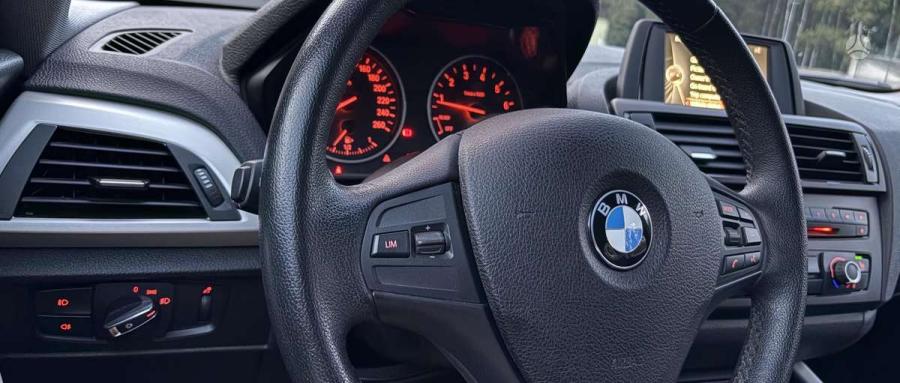 Black BMW 116 2014 in Druskininkai, with an engine capacity of 1.60 L and mileage of 140 thousand km for 6500 €, photo 30 on AUTOMOTO.COM.LV