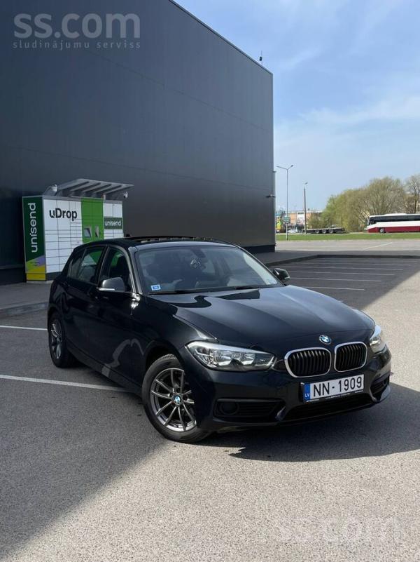 Black BMW 116 2015 in Riga, with an engine capacity of 1.50 L and mileage of 189 thousand km for 3000 €, photo 1 on AUTOMOTO.COM.LV