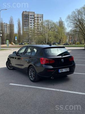Black BMW 116 2015 in Riga, with an engine capacity of 1.50 L and mileage of 189 thousand km for 3000 €, photo 5 on AUTOMOTO.COM.LV