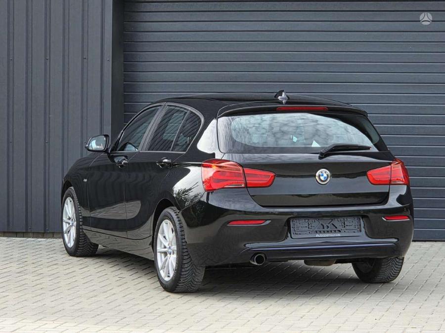 Black BMW 116 2015 in Kaunas, with an engine capacity of 1.50 L and mileage of 272 thousand km for 8999 €, photo 5 on AUTOMOTO.COM.LV