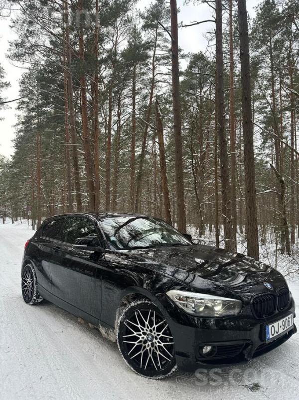 Melns BMW 116 2015 Rīga, ar dzinēja tilpumu 1.50 L un nobraukumu 129 tūkst. km par 7750 €, foto 1 vietnē AUTOMOTO.COM.LV