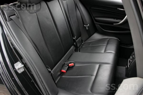 Melns BMW 116 2015 Tukums, ar dzinēja tilpumu 1.50 L un nobraukumu 269 tūkst. km par 13590 €, foto 6 vietnē AUTOMOTO.COM.LV