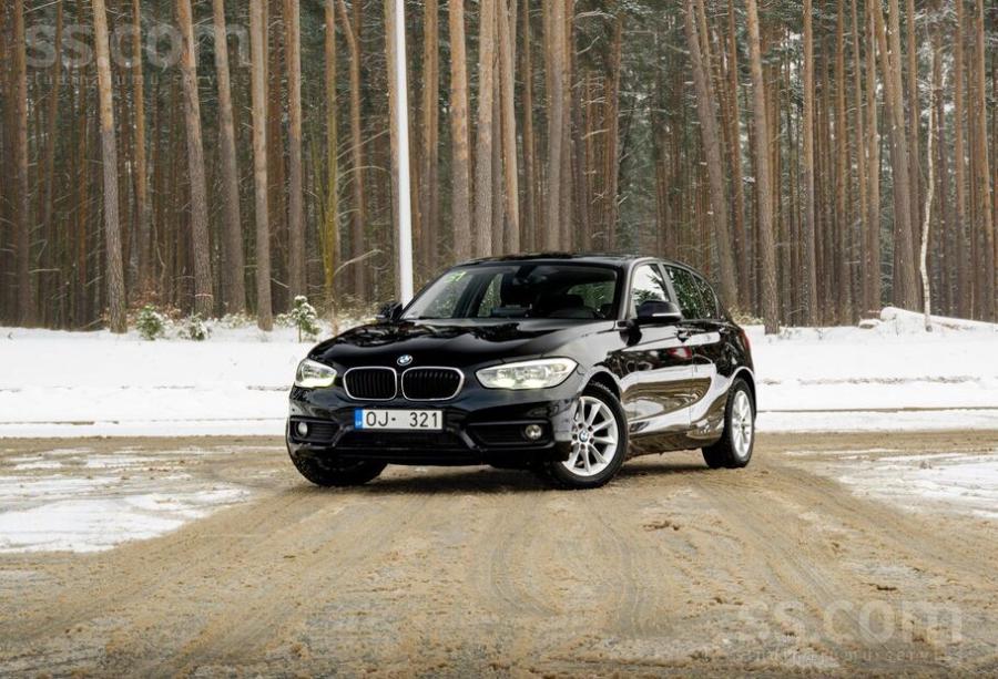 Black BMW 116 2015 in Riga, with an engine capacity of 1.50 L and mileage of 232 thousand km for 7290 €, photo 1 on AUTOMOTO.COM.LV