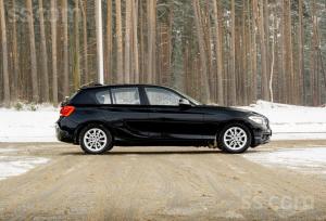 Black BMW 116 2015 in Riga, with an engine capacity of 1.50 L and mileage of 232 thousand km for 7290 €, photo 9 on AUTOMOTO.COM.LV