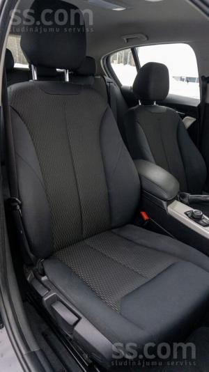 Black BMW 116 2015 in Riga, with an engine capacity of 1.50 L and mileage of 232 thousand km for 7290 €, photo 28 on AUTOMOTO.COM.LV