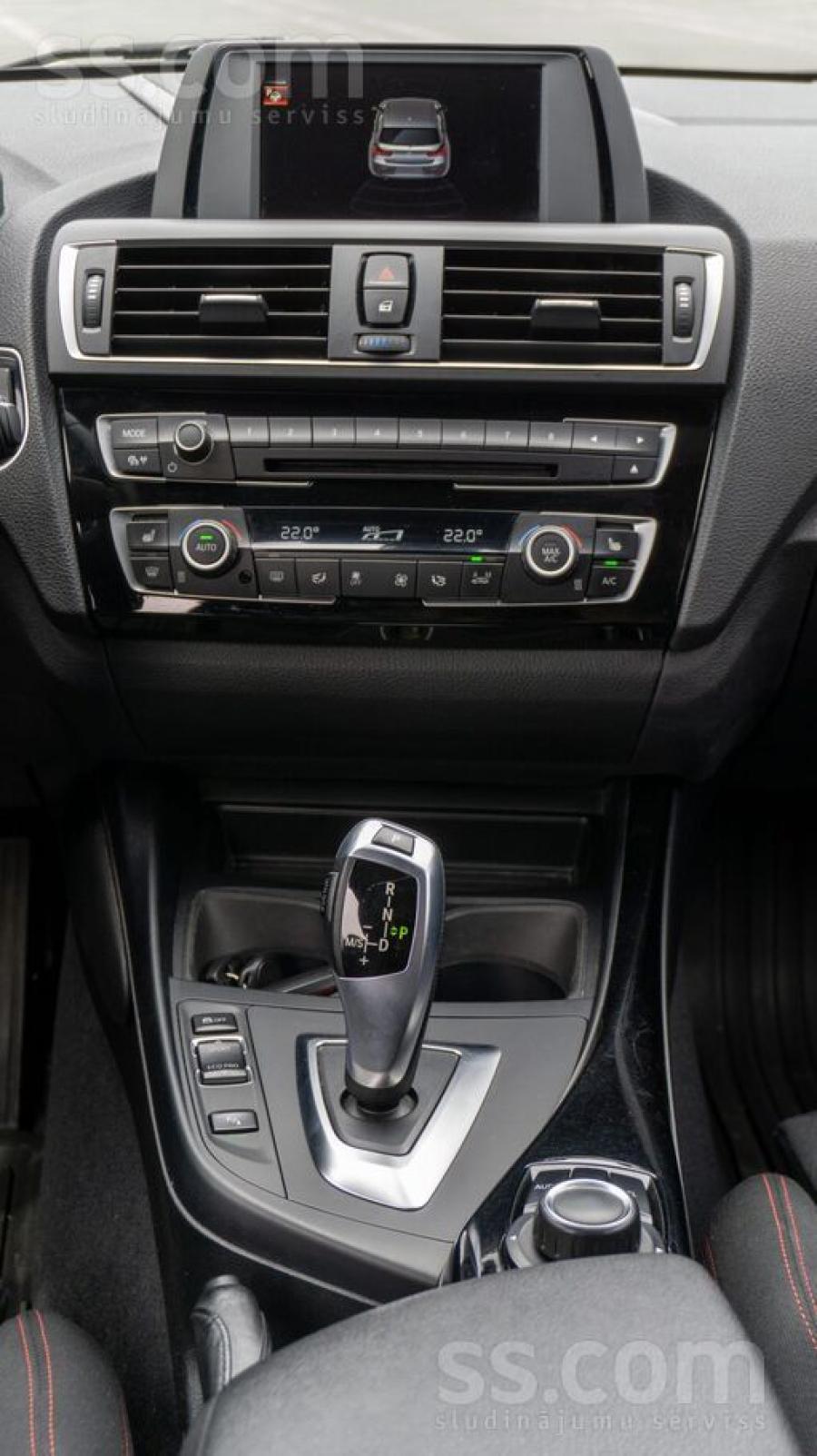 Black BMW 116 2015 in Riga, with an engine capacity of 1.50 L and mileage of 209 thousand km for 10990 €, photo 14 on AUTOMOTO.COM.LV