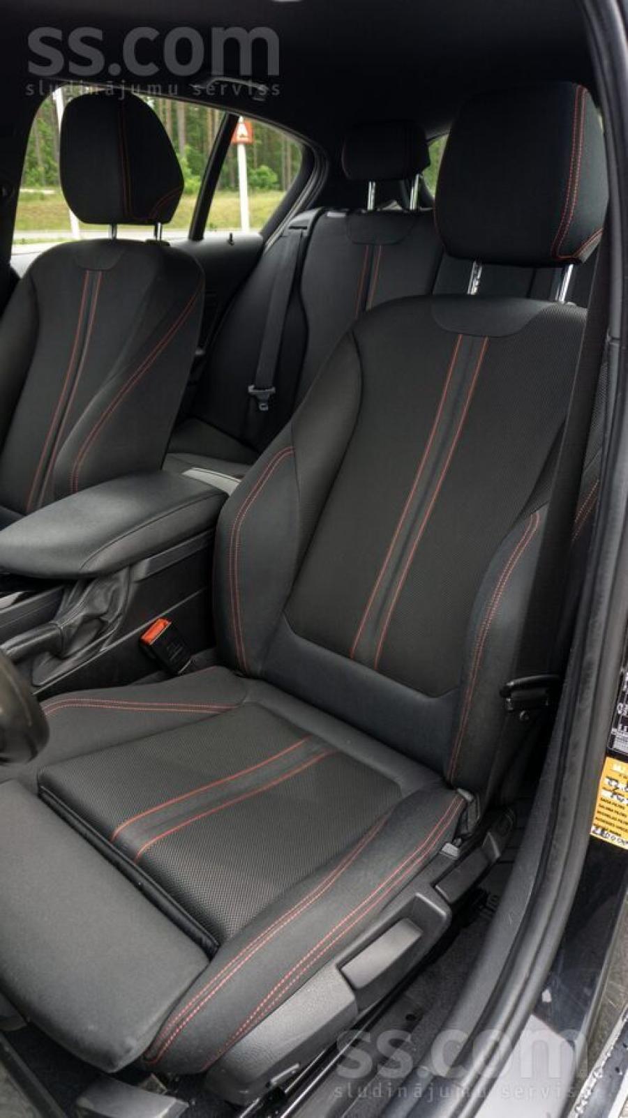 Black BMW 116 2015 in Riga, with an engine capacity of 1.50 L and mileage of 209 thousand km for 10990 €, photo 28 on AUTOMOTO.COM.LV