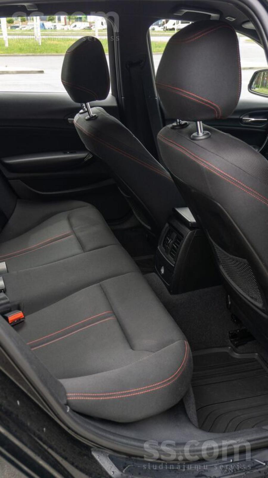 Black BMW 116 2015 in Riga, with an engine capacity of 1.50 L and mileage of 209 thousand km for 10990 €, photo 30 on AUTOMOTO.COM.LV